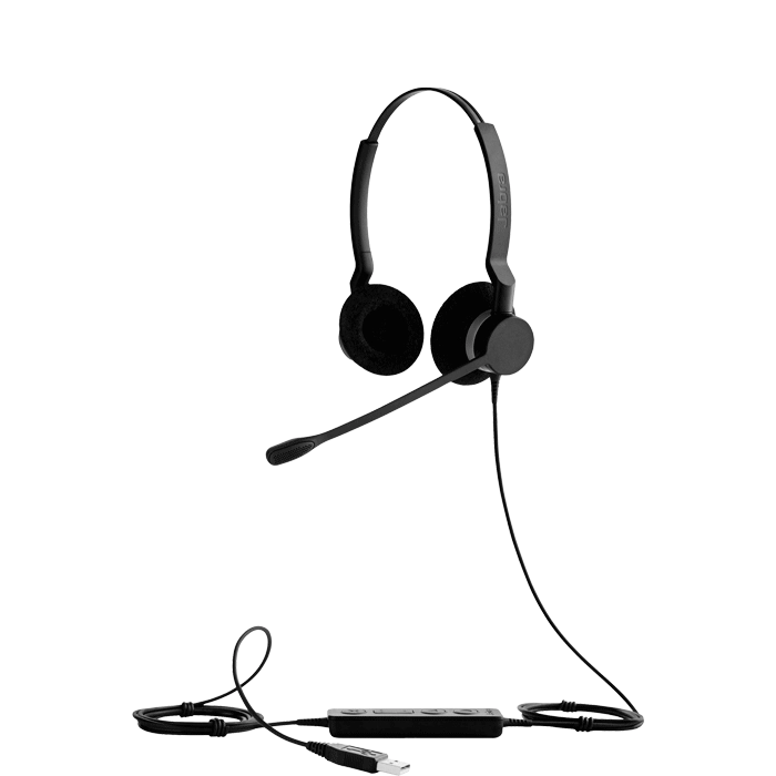 Jabra Biz 2300 GSA PTT Duo Headset - Headsets Direct